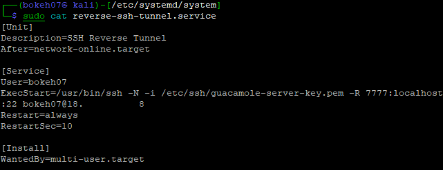 Create a Reverse SSH Tunnel to a Bitnami Guacamole AWS EC2 Instance
